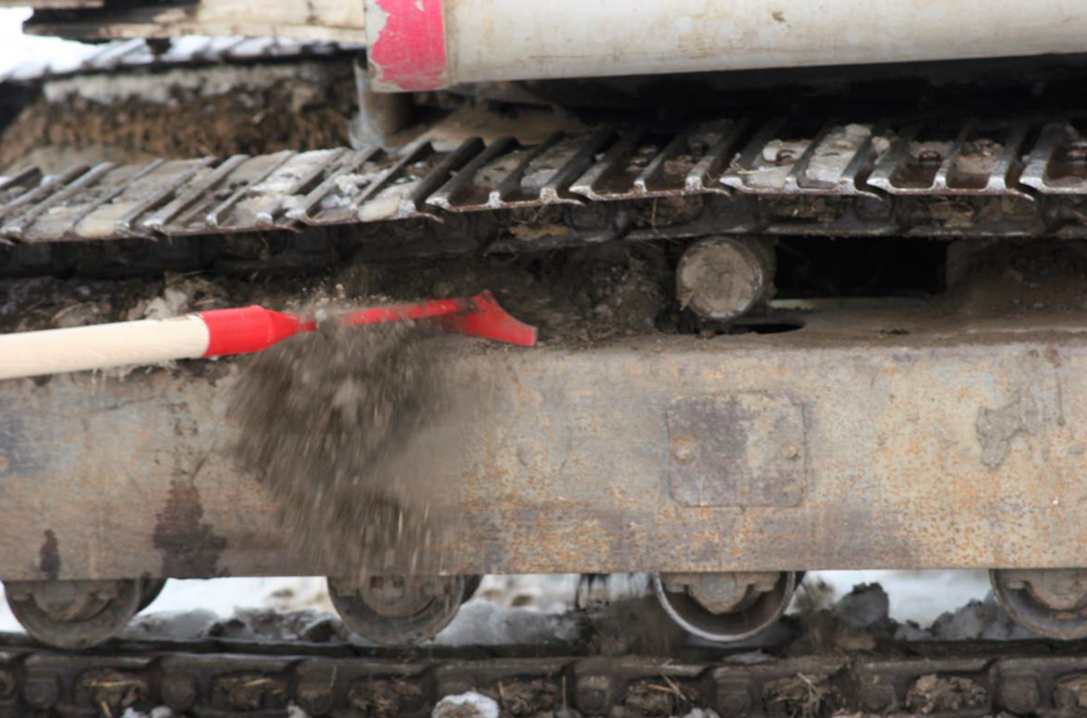 Track Hoe Track Cleaning Tool From: Track Hoe | For Construction Pros