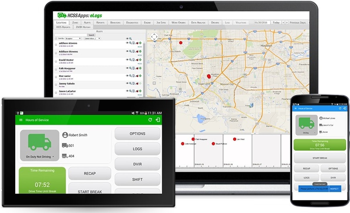 HCSS Announces eLogs Solution to Meet FMCSA Trucking Regulations | For Construction Pros