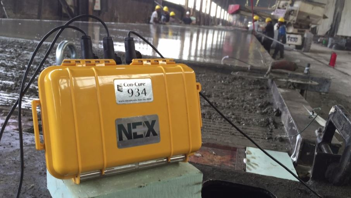Con-Cure NEX Provides Real-time Concrete Temperature and Maturity ...