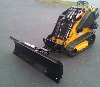 Earth & Turf Snow Plow Blade for Mini Skid Steers From: Earth & Turf ...