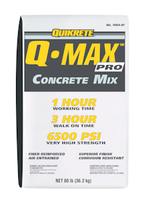 QUIKRETE Q-MAX Pro Concrete Mix From: The QUIKRETE Companies | For ...
