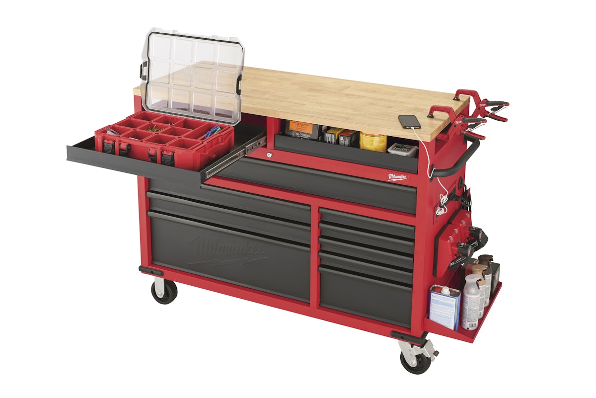 Milwaukee Tool 52-in. Mobile Work Station From: Milwaukee Tool Corp ...