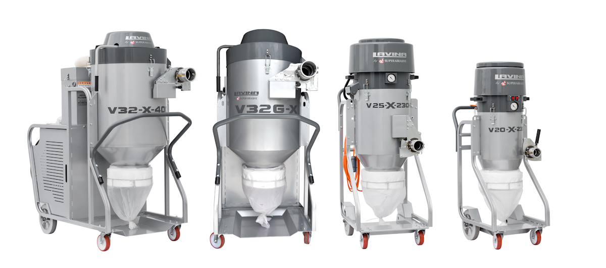 LAVINA-X Series of Concrete Dust Extractors From: Superabrasive Inc ...
