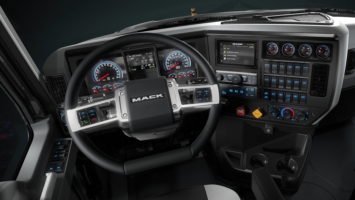 Mack Showcases Flat-bottom Steering Wheel for Granite Trucks | For ...
