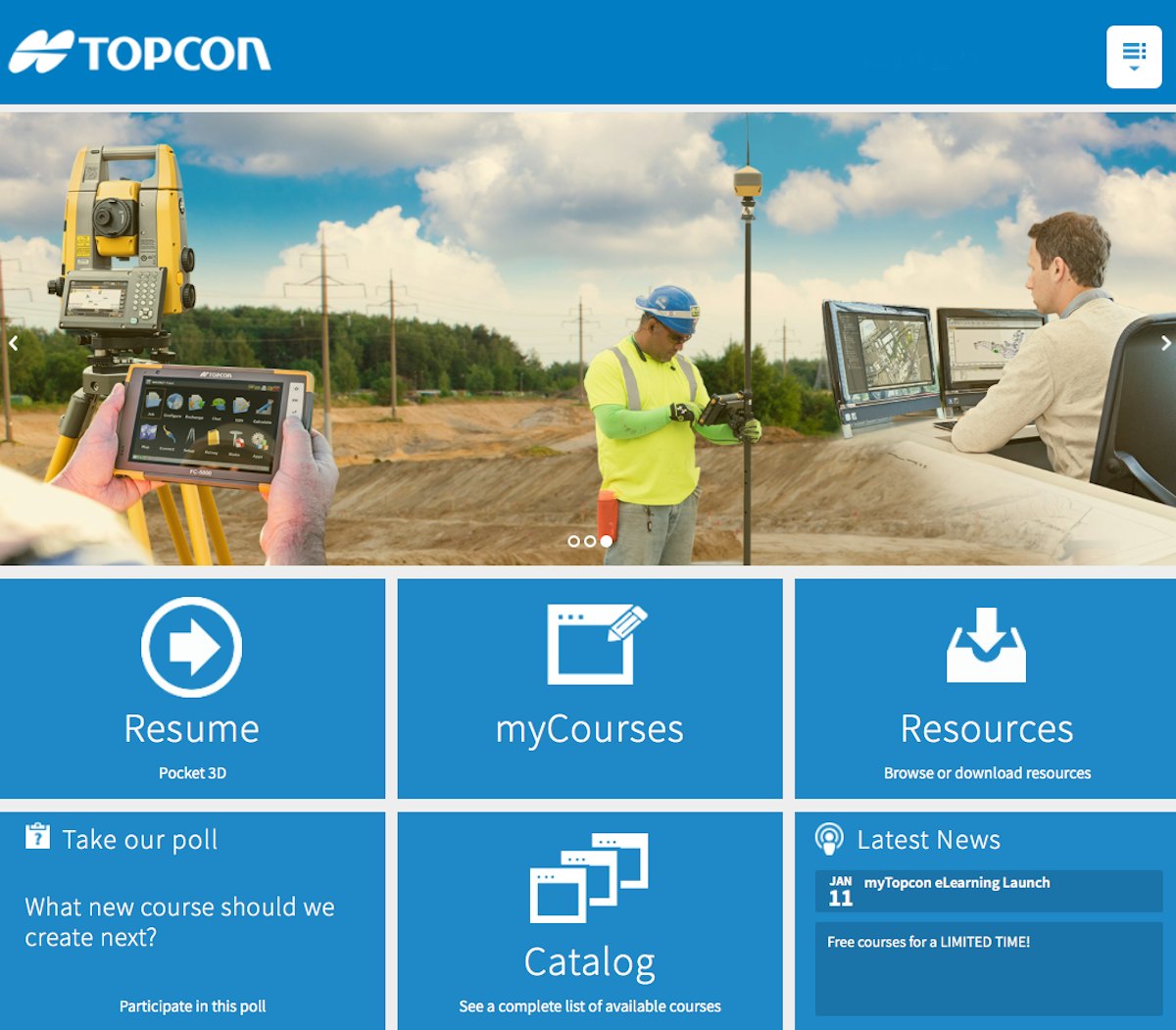 Topcon Announces Online Courses for myTopcon Support Site | For ...