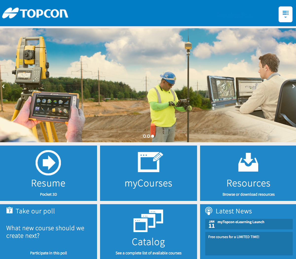 Topcon Announces Online Courses for myTopcon Support Site | For ...