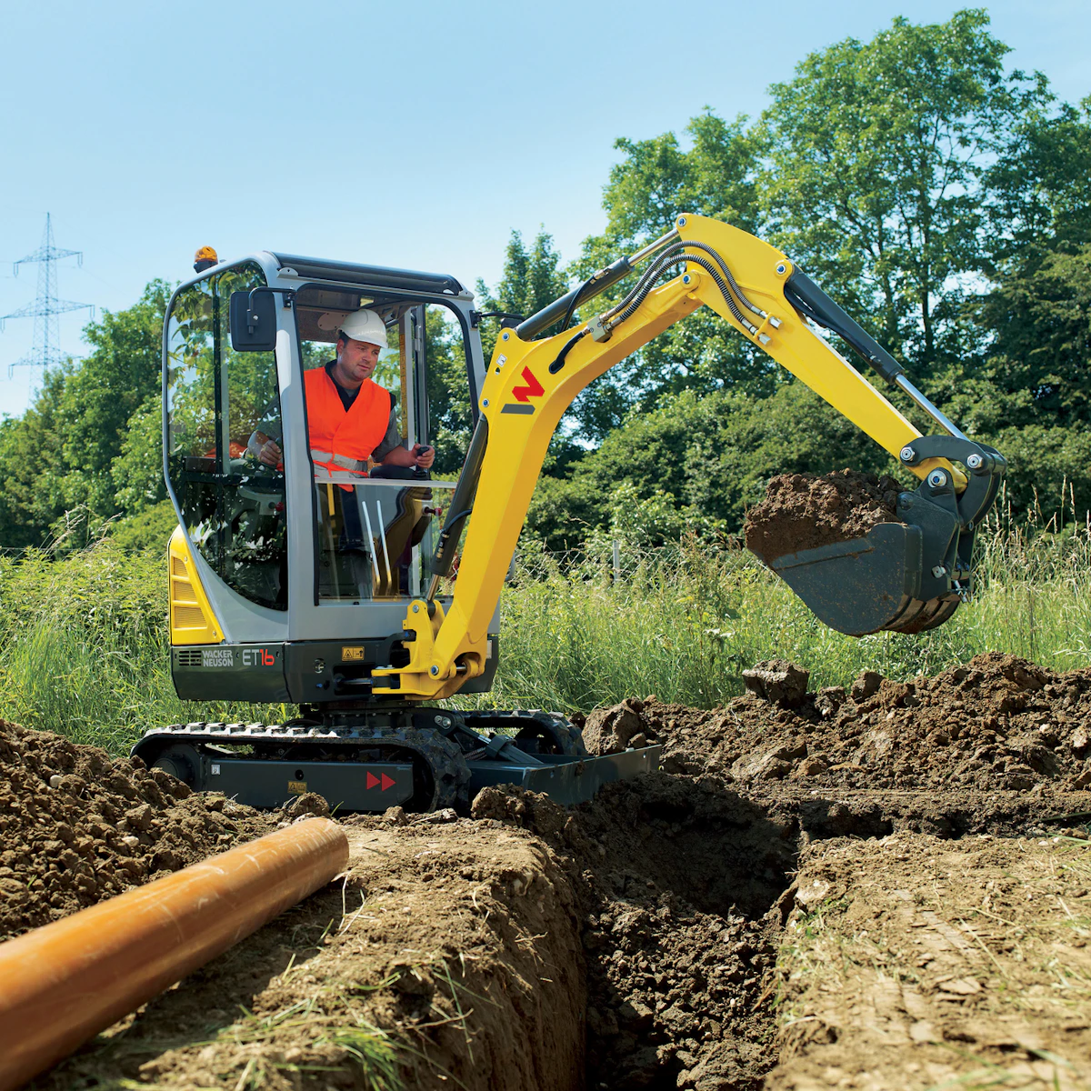 Wacker Neuson ET16 Compact Excavator From: Wacker Neuson Corporation ...