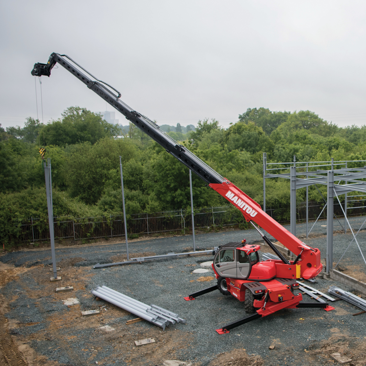 Manitou MRT 2470, MRT 3050 and MRT 1840 Rotating Telehandlers From ...