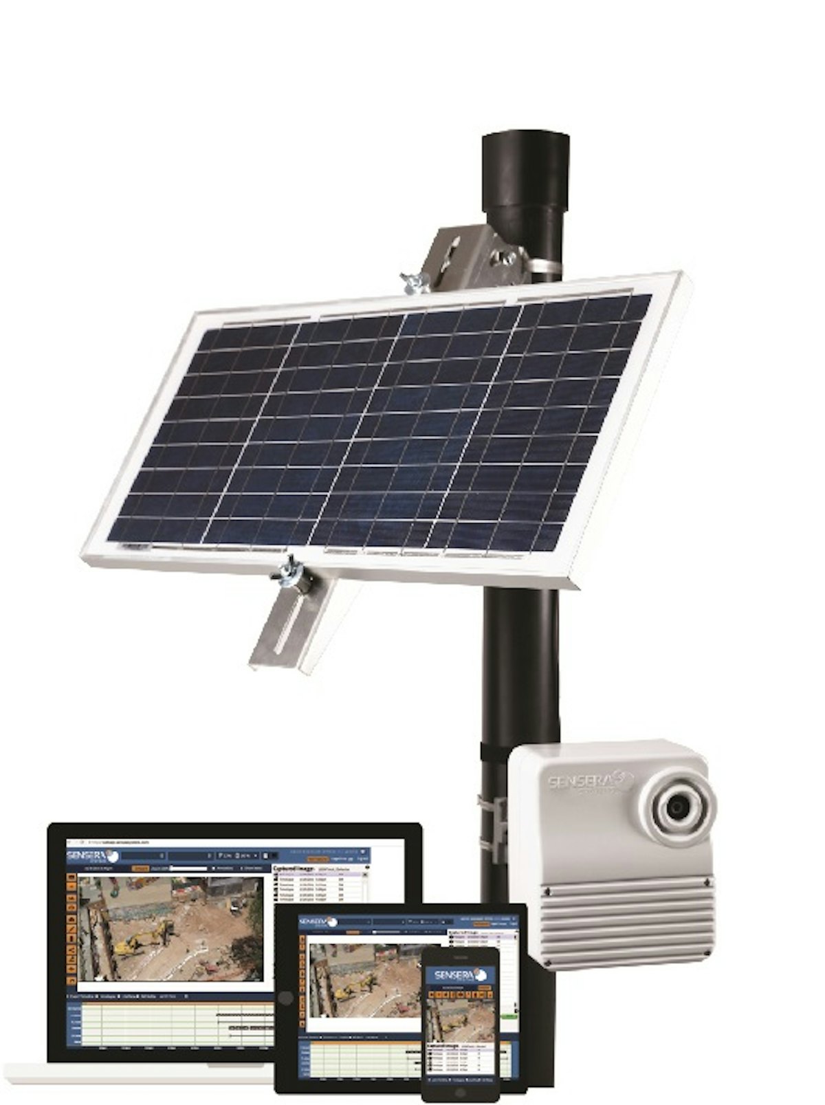 Sensera Solar-powered, Multi-camera Jobsite Security System From ...