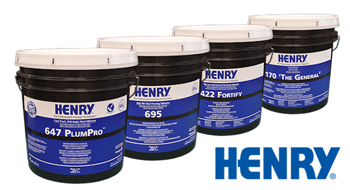 Introducing the Next Wave of HENRY Flooring Adhesives From: ARDEX ...