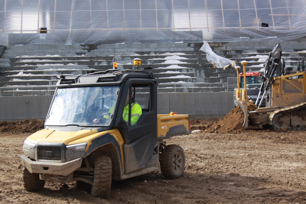CAT UTV Tests Its Mettle on High-profile Sports Center Building Project ...