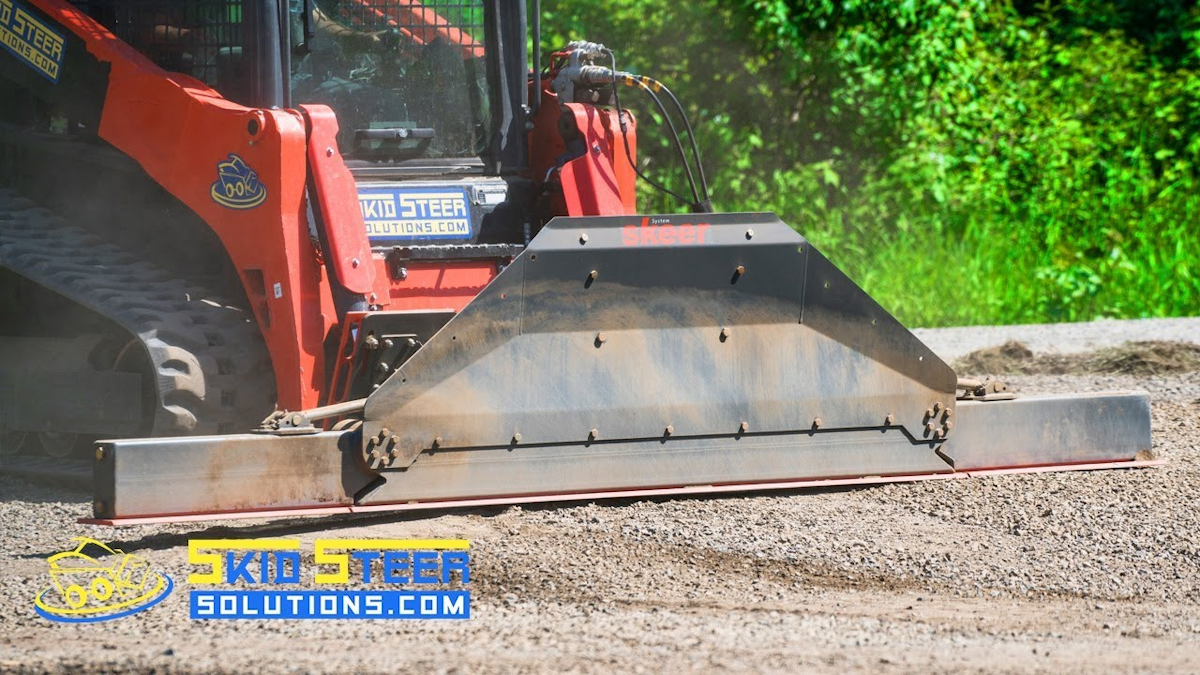 [VIDEO] Skeer Pro Plus Skid-steer Grader Attachment Overview | For ...