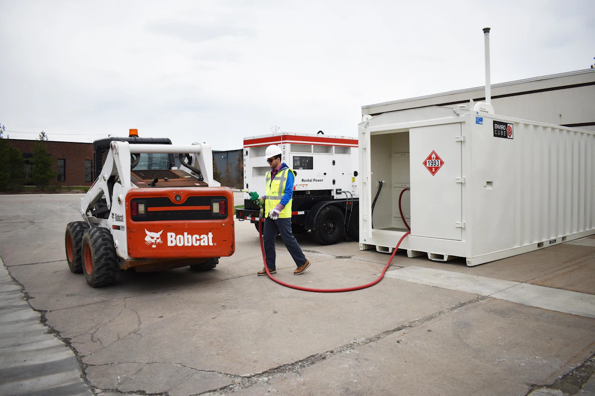 on-site equipment fueling From: Western Global | For Construction Pros