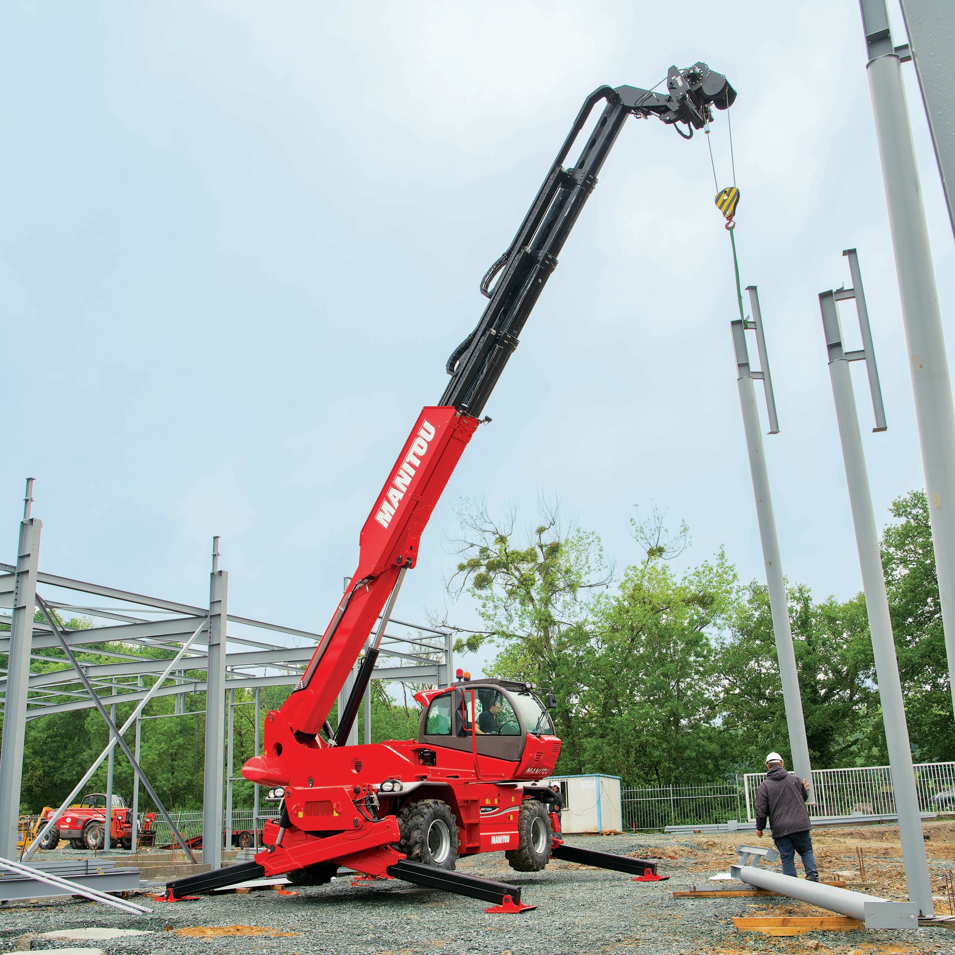 manitou rotary telehandler