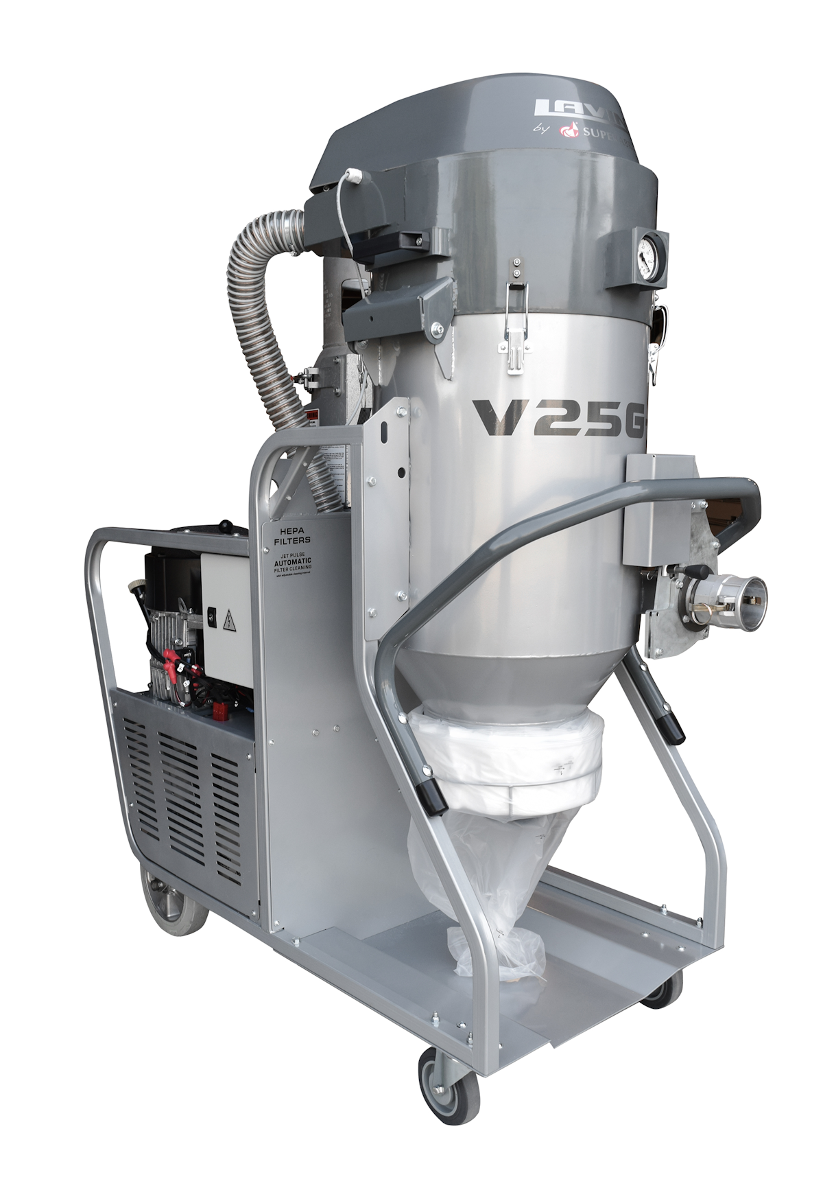 Lavina V25G-X Vacuum From: Superabrasive Inc. | For Construction Pros