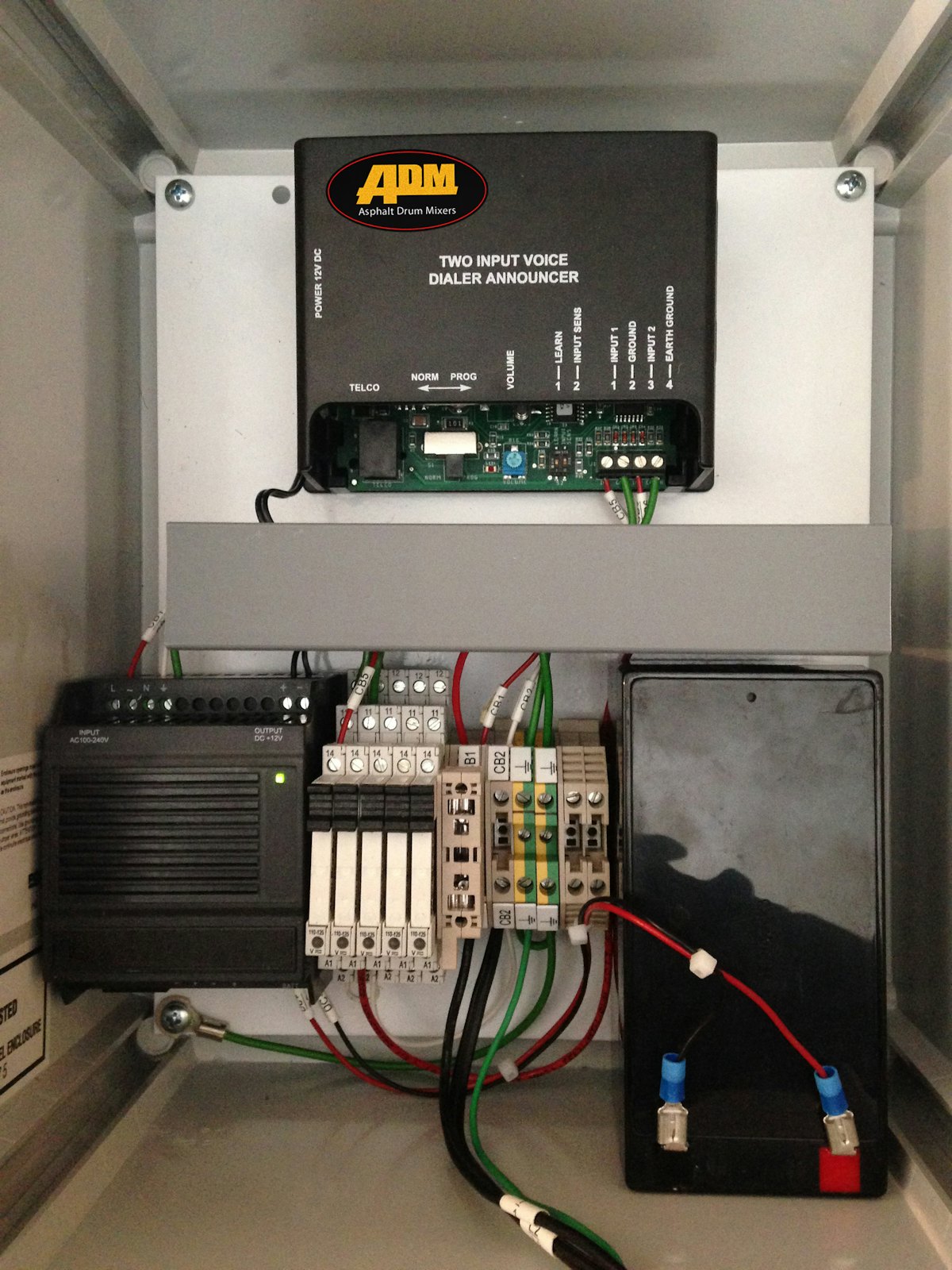 ADM Call Box From: Asphalt Drum Mixers Inc. (ADM) | For Construction Pros