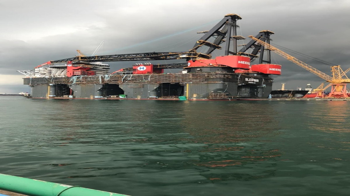 Aggreko Load Tests the World's Largest Crane Barge | For Construction Pros