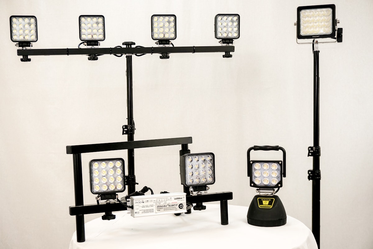 SiteLites LED Jobsite Lights From: Custom Manufacturing & Engineering ...