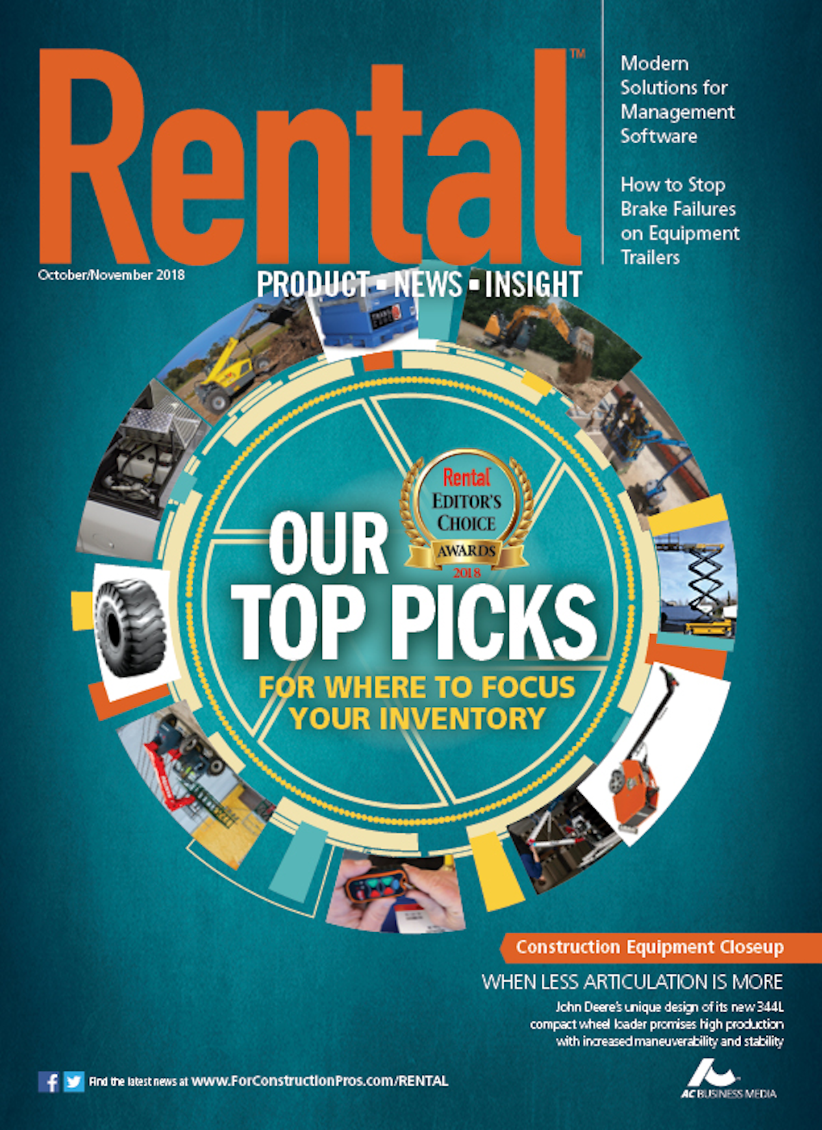 Here's the October/November 2018 Issue of Rental | For Construction Pros