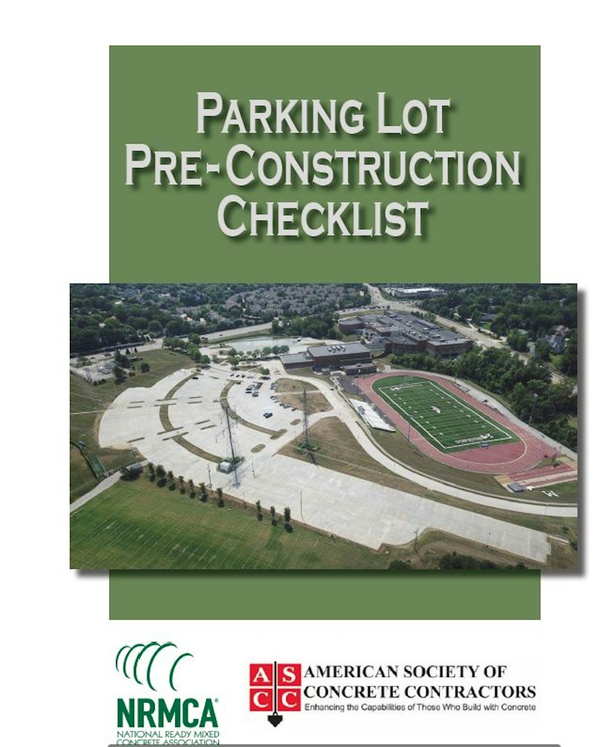 ASCC Publishes a Parking Lot Pre-Construction Checklist | For ...