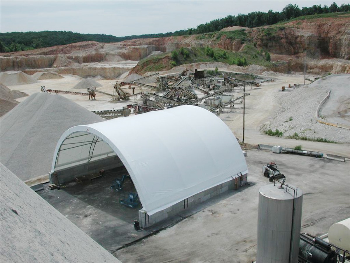 Reduce Asphalt Plant Energy Output by Covering Aggregate Piles | For ...