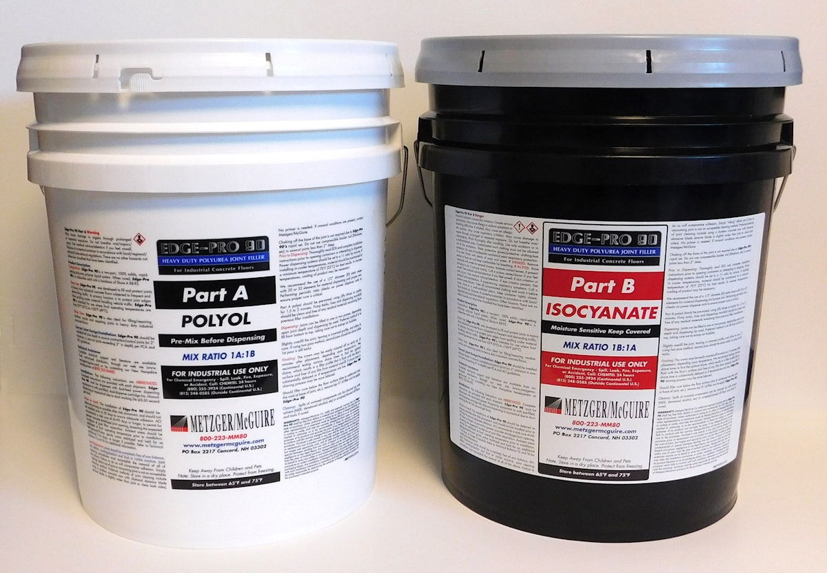 Metzger/McGuire New Edge-Pro 90 Heavy Duty, Semi-Rigid Polyurea Floor ...