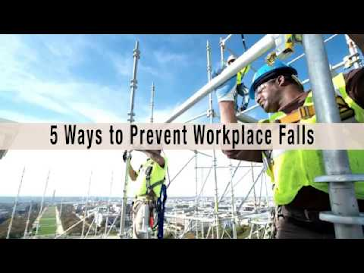 [VIDEO] 5 OSHA Tips to Prevent Workplace Falls | For Construction Pros