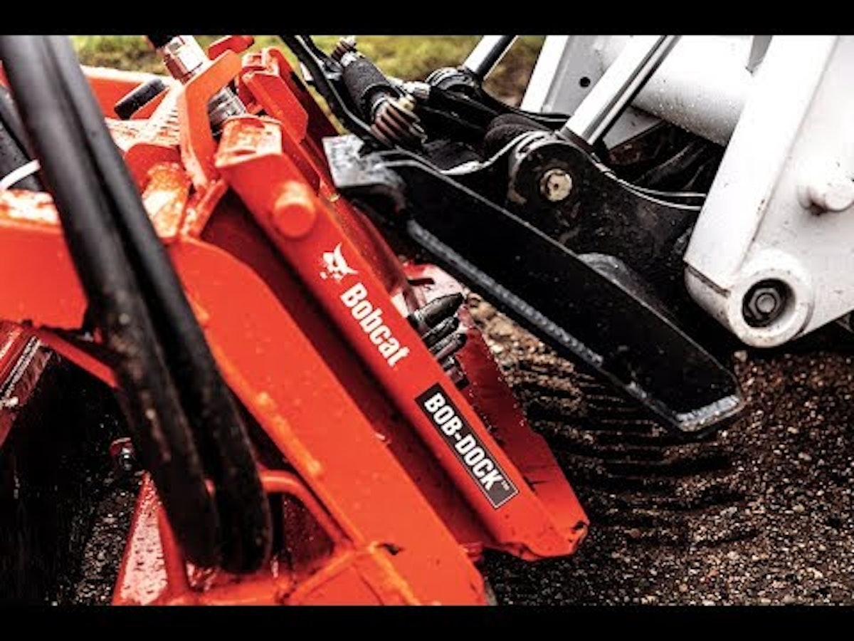 [VIDEO] Bobcat Bob-Dock Improves Upon Bob-Tach System | For ...