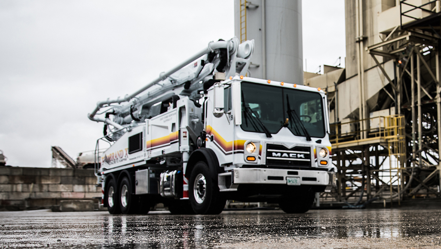 Mack mDRIVE HD in TerraPro Cabover Concrete Pumper Models From: Mack ...
