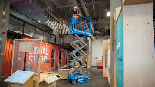 Genie GS-1330m Scissor Lift Designed for Compact Maneuverability From ...
