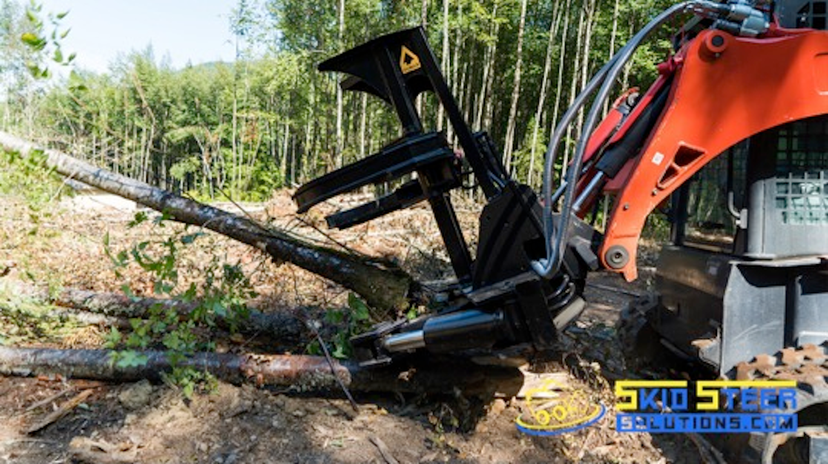 Timberwolf Forestry Grapple Tree Shear Attachment From: Dymax Inc ...