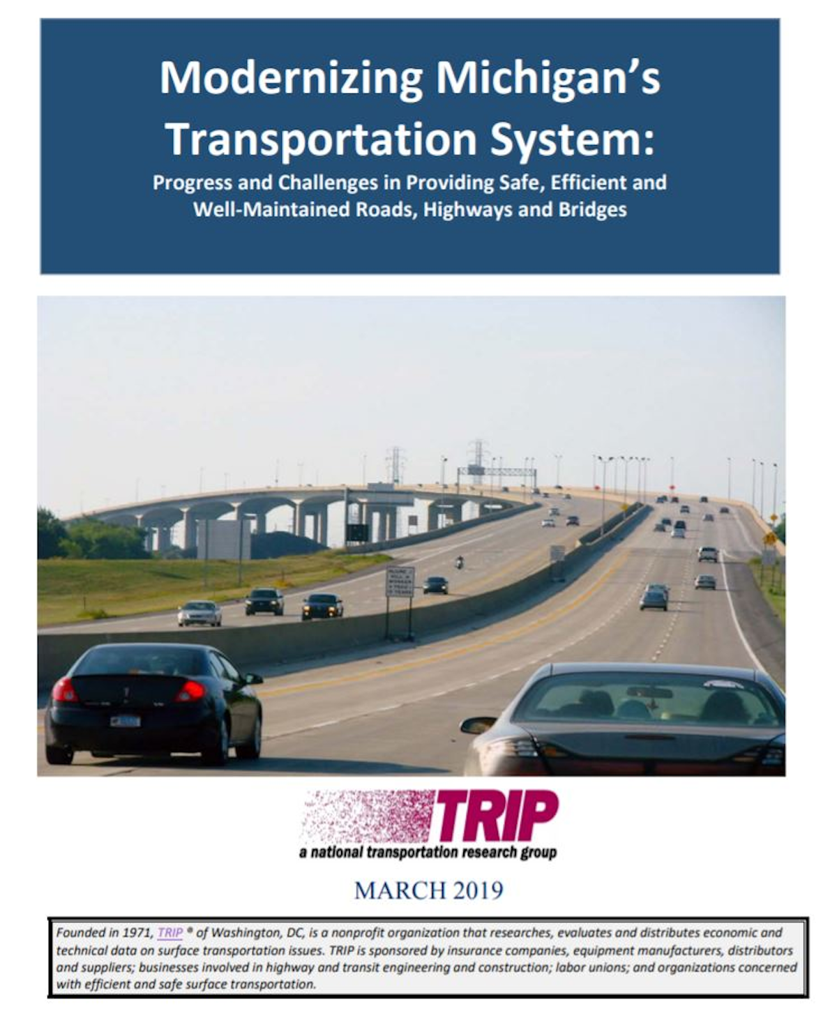 Report: Michigan Transportation Improvements Underway But More Funding ...