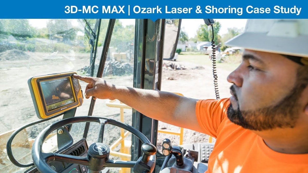 [VIDEO] Ozark Laser & Shoring Saves Time and Costs with Topcon 3D-MC MAX Machine Control | For ...