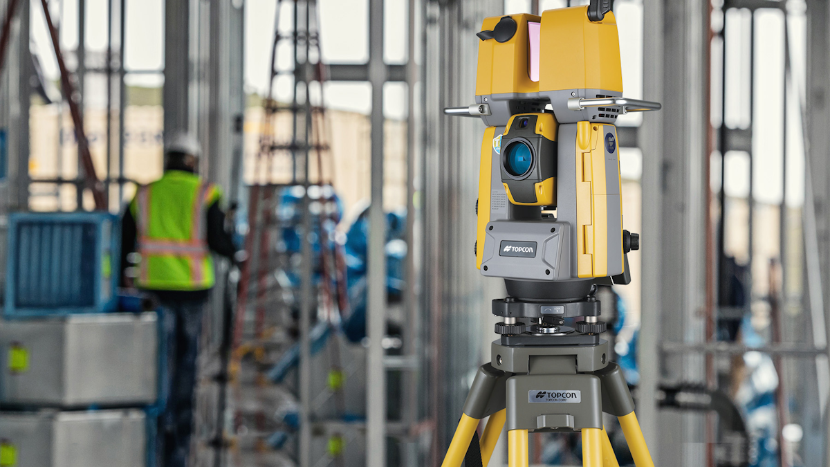 Topcon's GTL-1000 Vertical Construction Scanning Robotic Total Station ...
