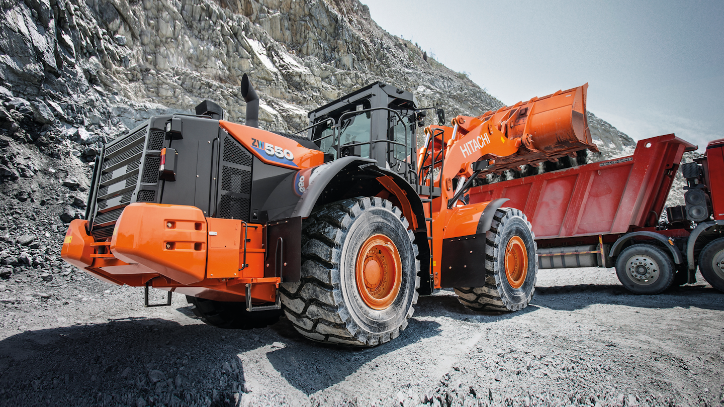 Hitachi ZW550-6 Wheel Loader Leads Off New Dash-6 Series Lineup From ...