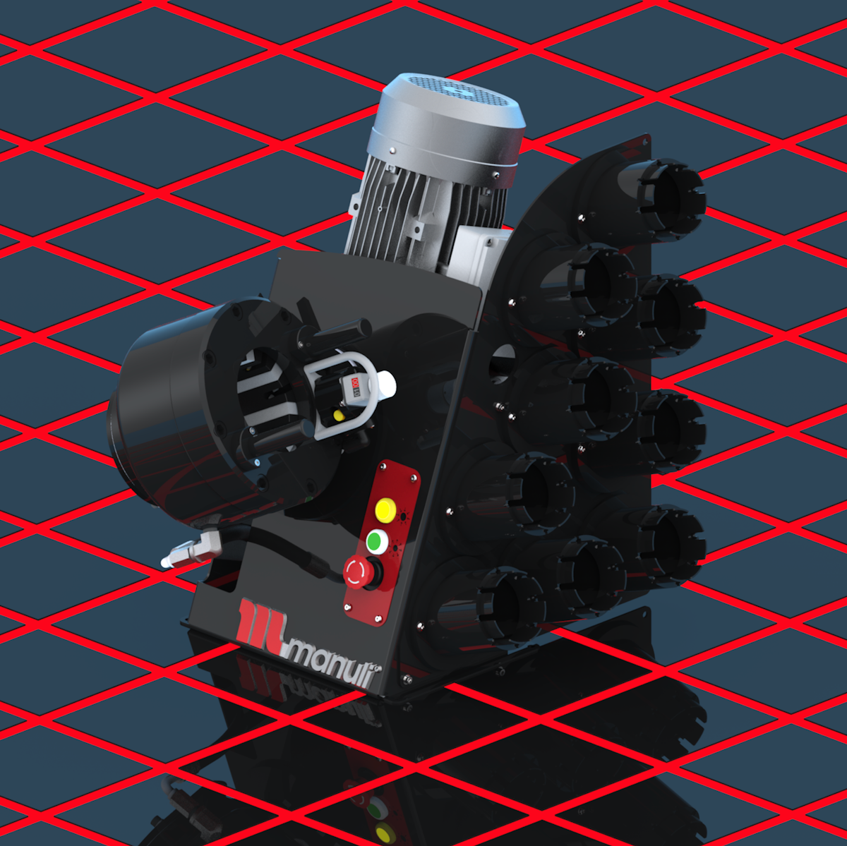 Manuli Rotating Head Hydraulic Crimper From: Manuli Hydraulics | For ...