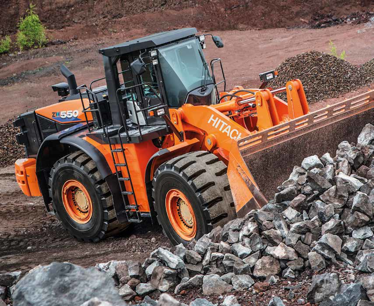 Hitachi ZW550-6 Wheel Loader Leads Off New Dash-6 Series Lineup From ...