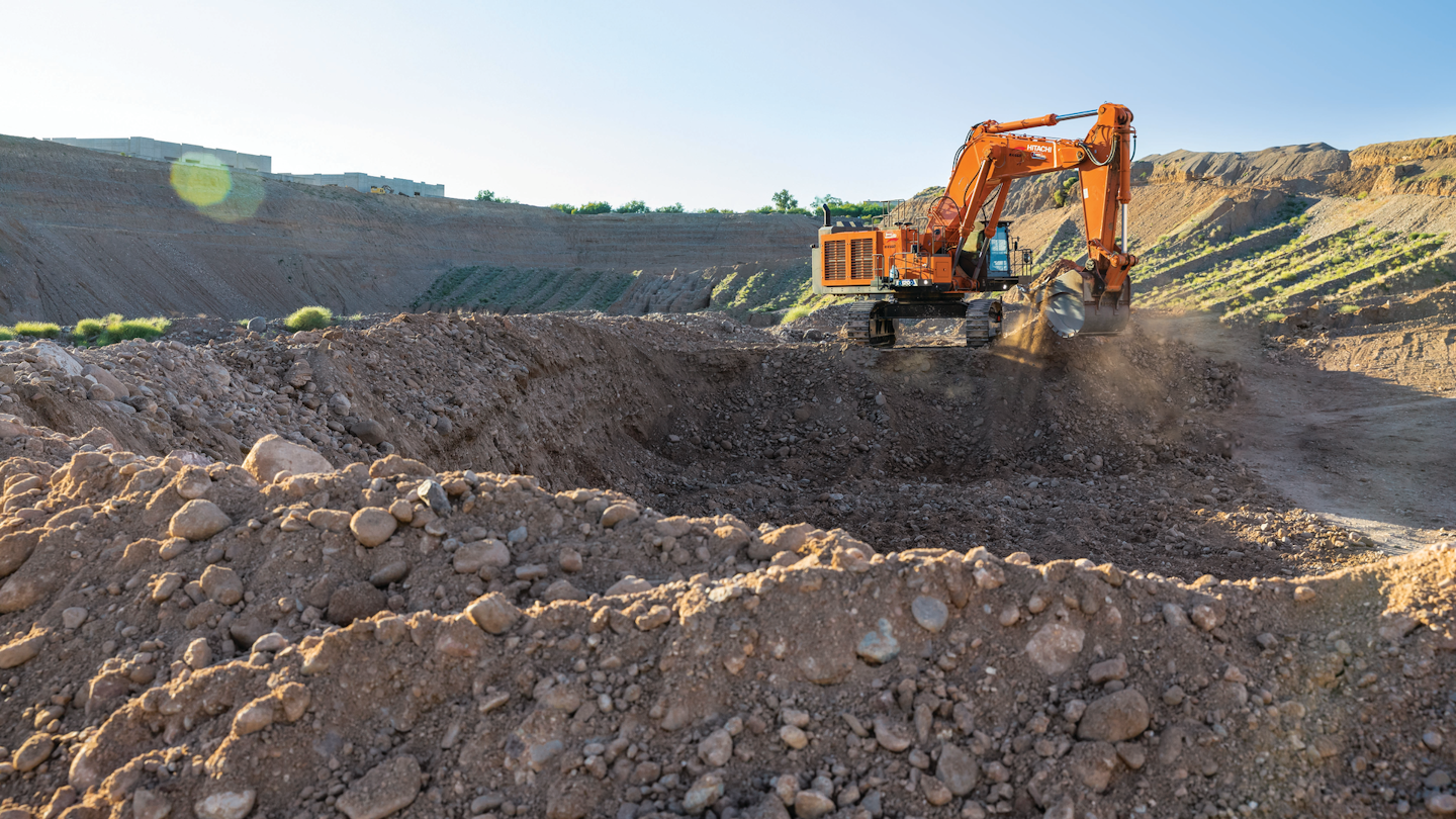Excavators Move Up to 22,000 Tons per Day of Arizona Aggregates | For ...