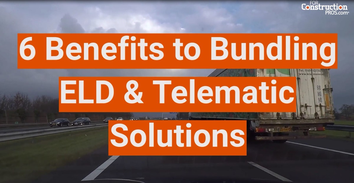 [VIDEO] Six Benefits to Bundling ELD & Telematic Solutions | For ...