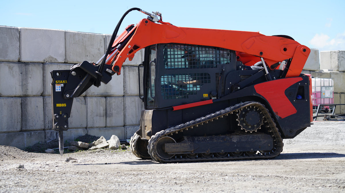 Stanley MB05 Small Mounted Breaker From: Skid Steer Solutions | For ...