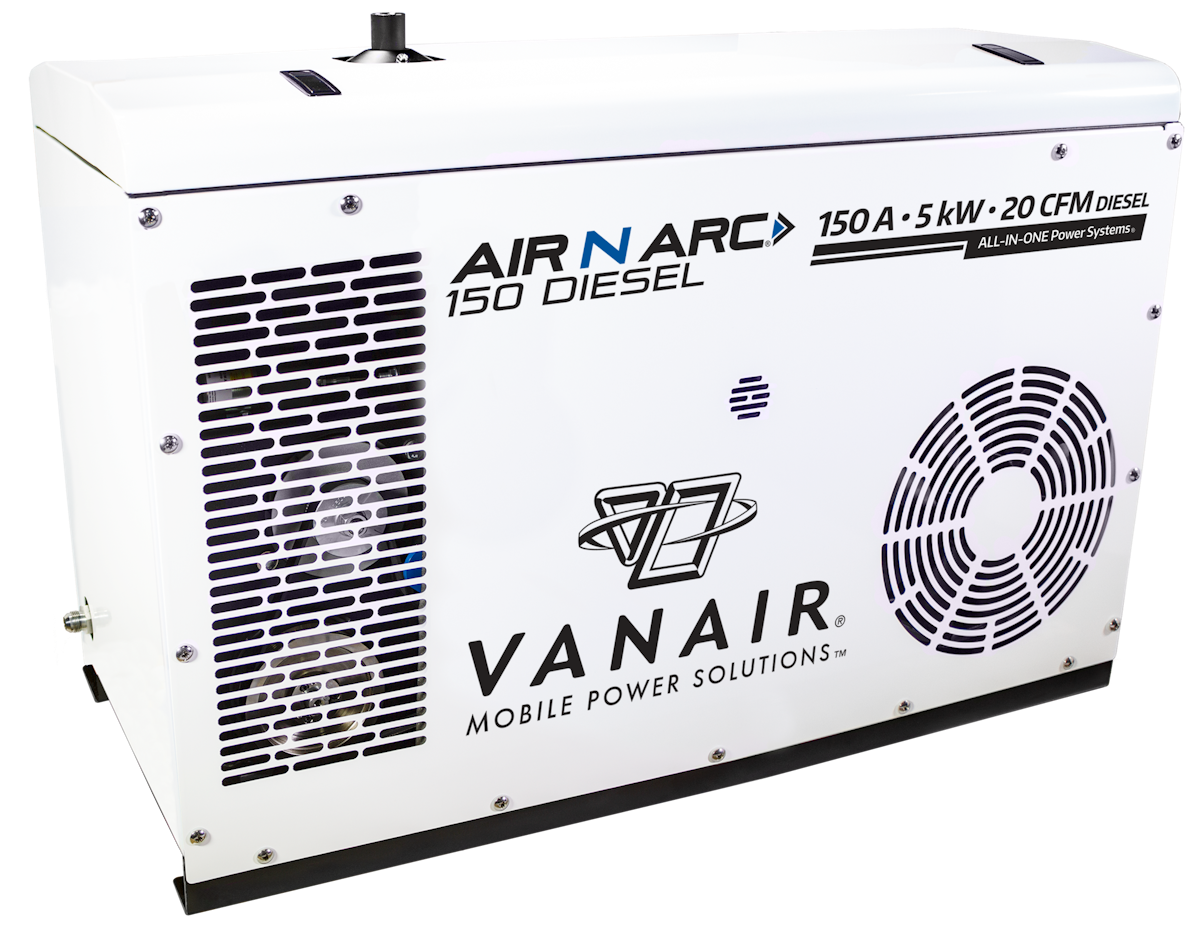 Vanair Air N Arc 150 Diesel All-In-One Power System From: Vanair ...