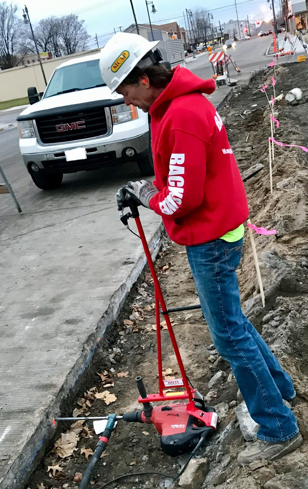 BackSaver Hammer Drill Attachment From: BackSaver | For Construction Pros