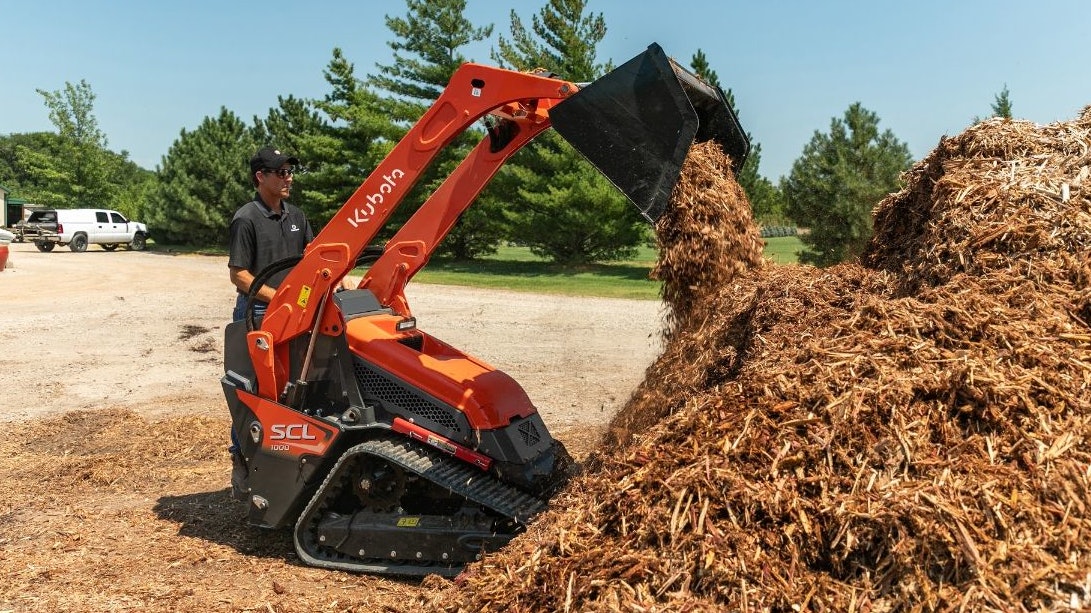 kubota skid steer coloring page