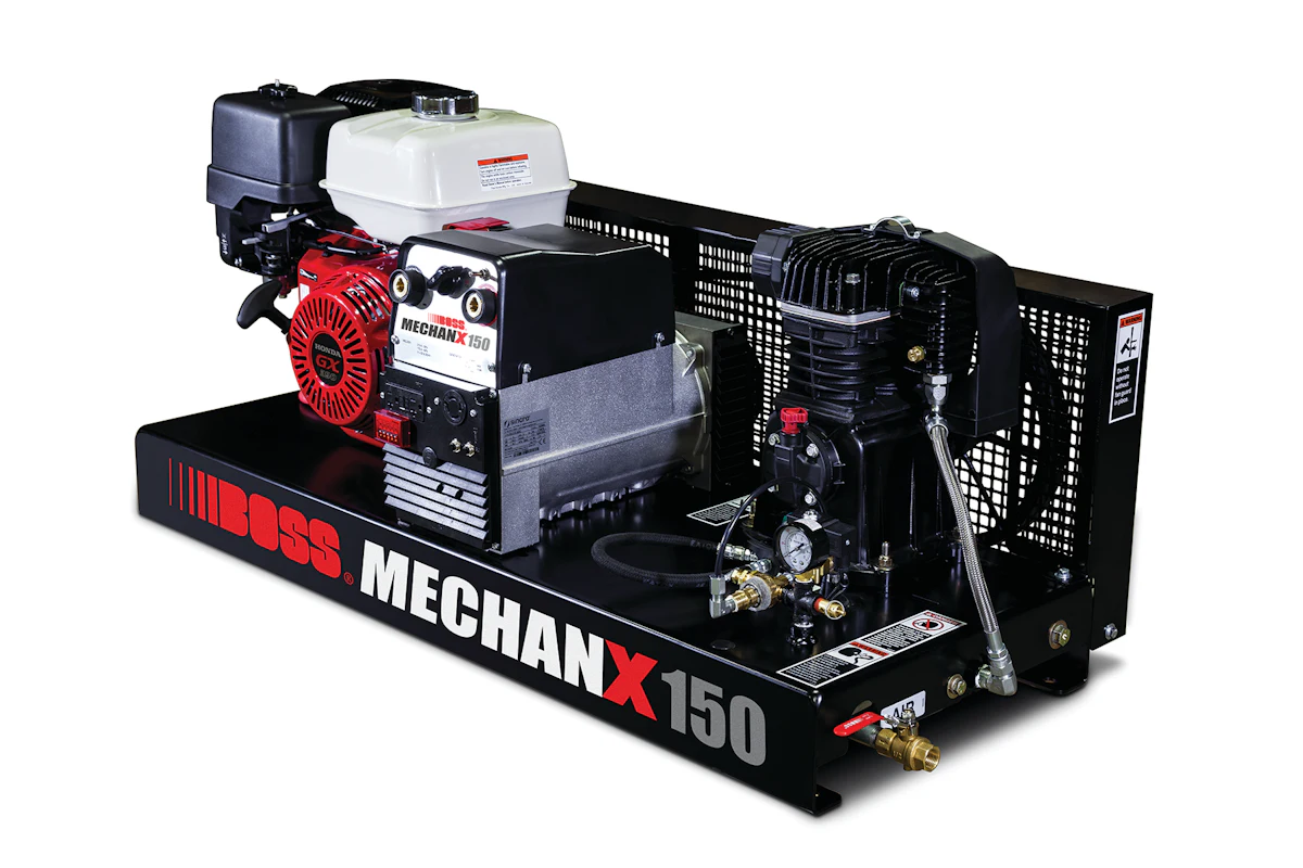 MechanX 150 Portable Gas Compressor/Generator/Welder From: Boss ...