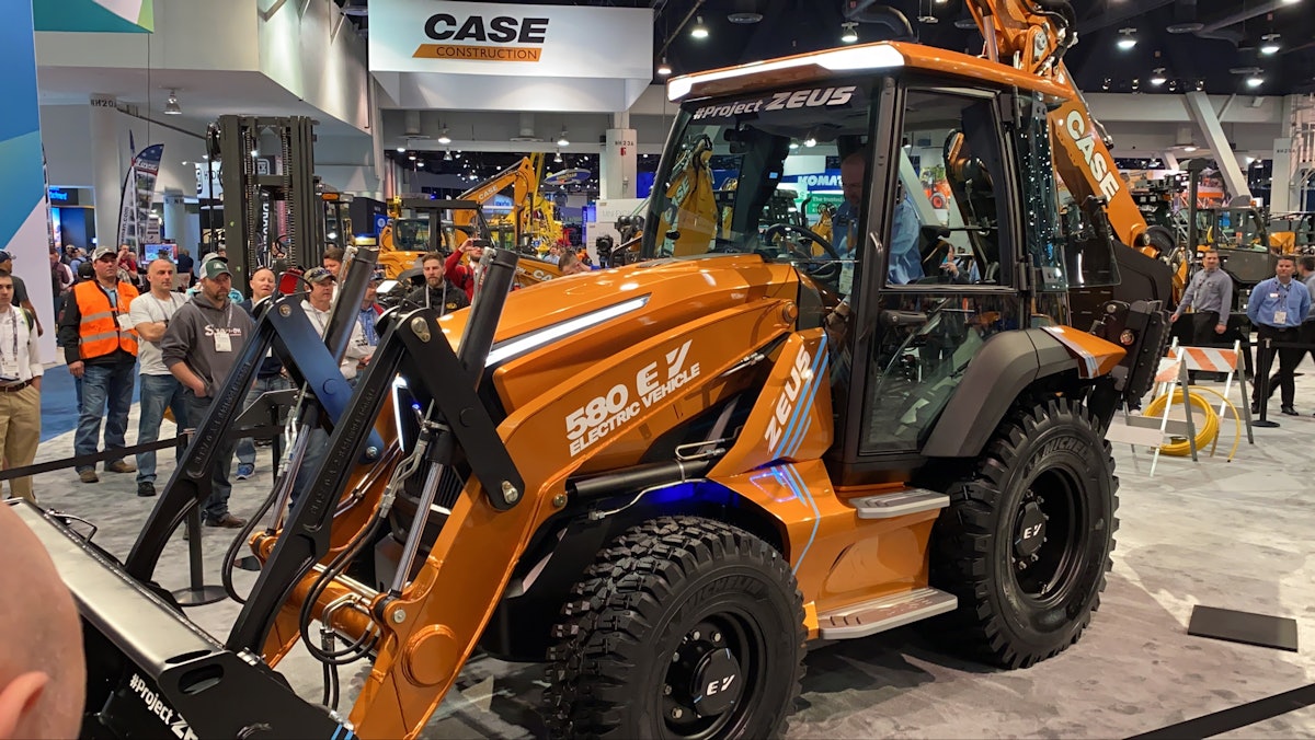 CASE Project Zeus is Industry's First Fully Electric Backhoe Loader ...