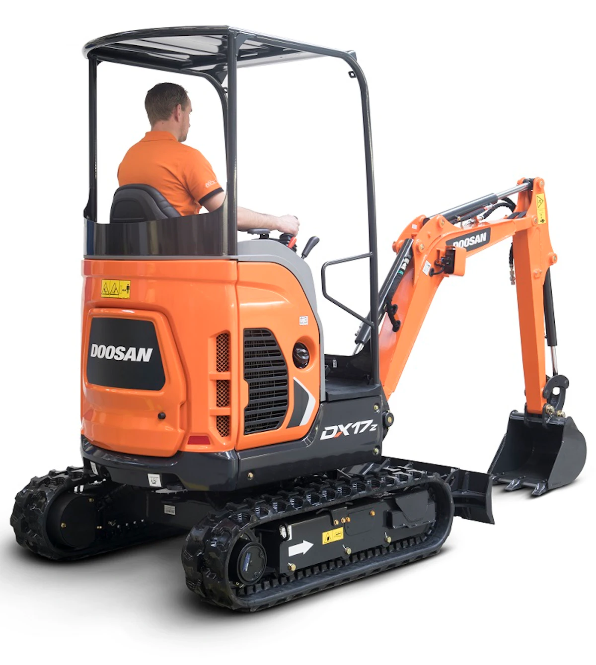 Doosan Shows Prototype DX17Z-5 Electric Compact Excavator | For ...