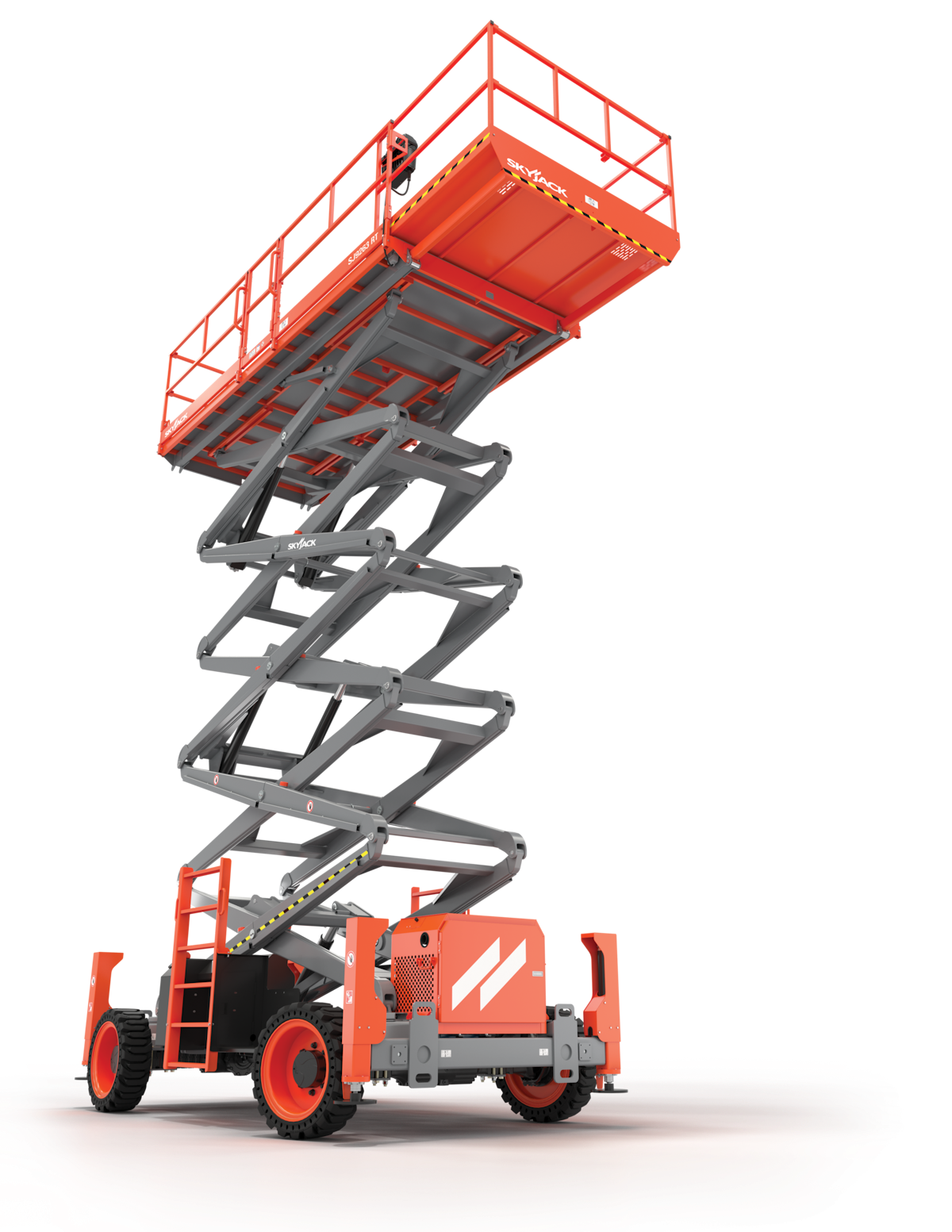 Skyjack’s SJ9263 RT Full-Size Rough Terrain Scissor Lift From: Skyjack ...