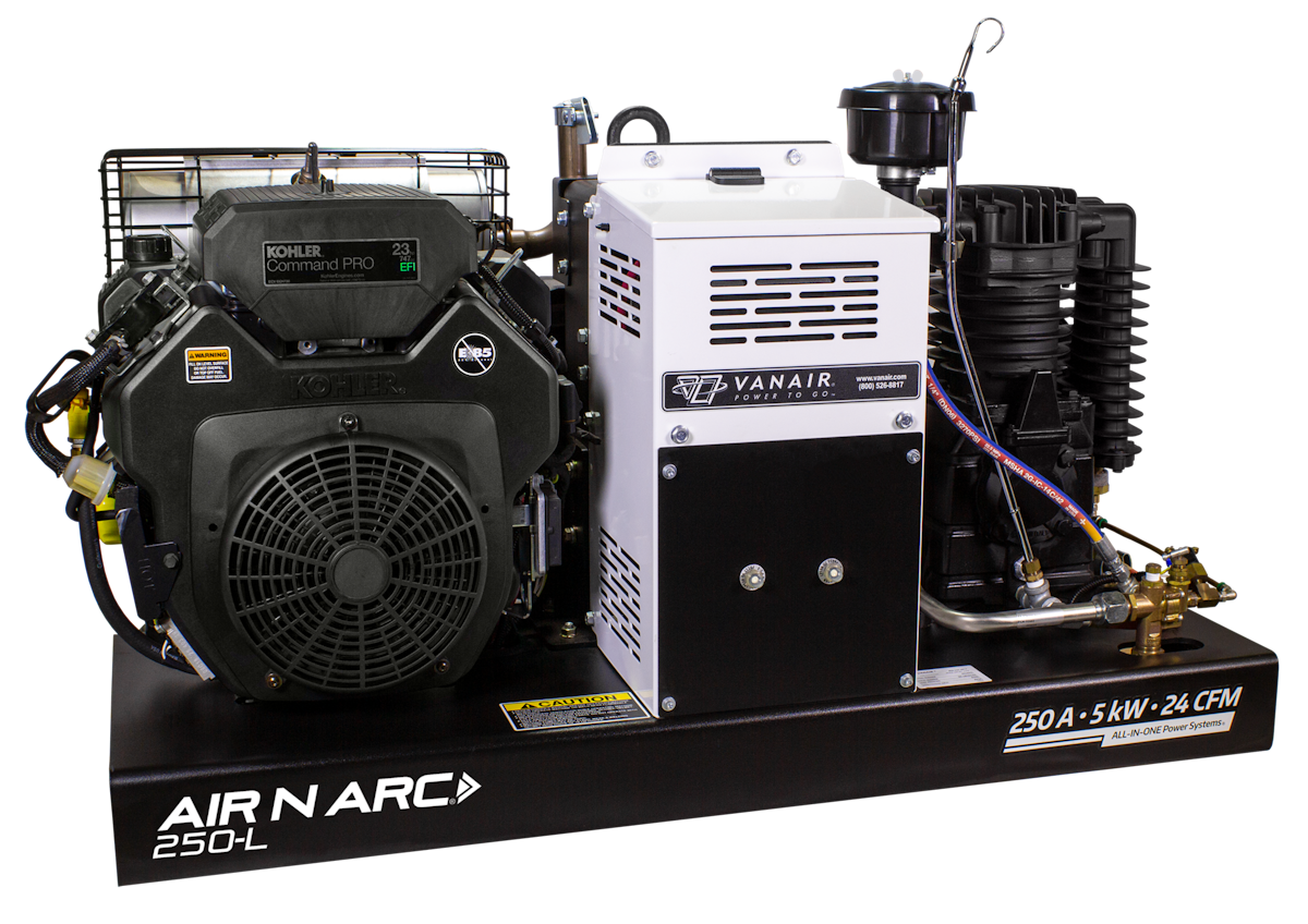 Vanair Aluminum AIR N ARC 250-L From: Vanair Manufacturing | For ...