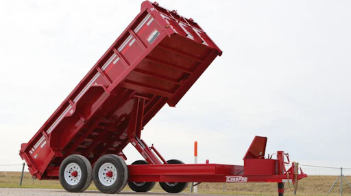 DBS Dump Trailers From: CornPro Trailers | For Construction Pros