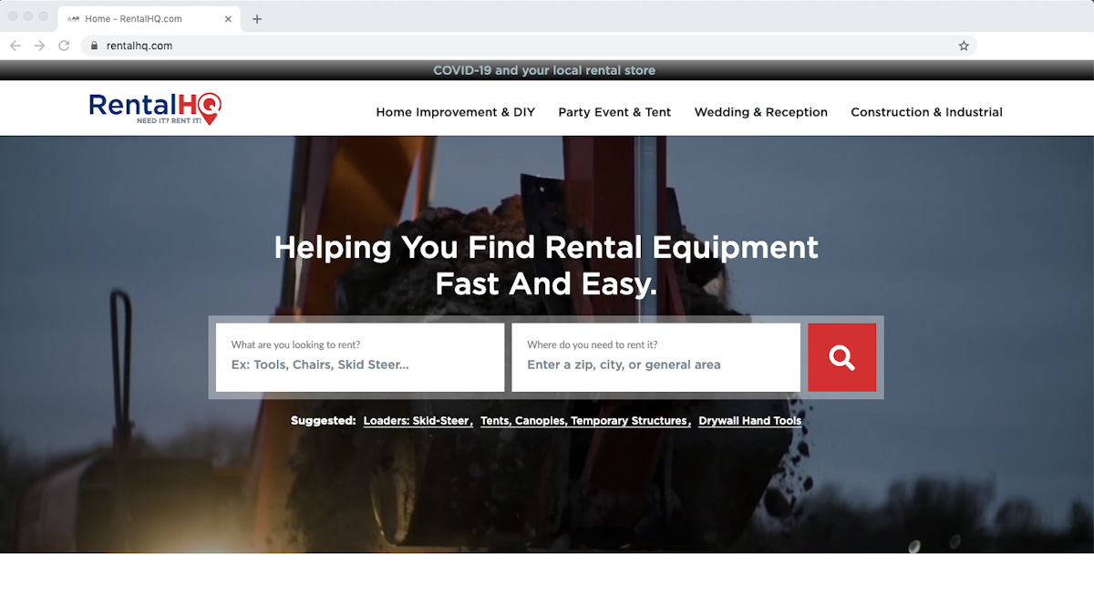 American Rental Association Redesigns RentalHQ Rental Store Locator ...